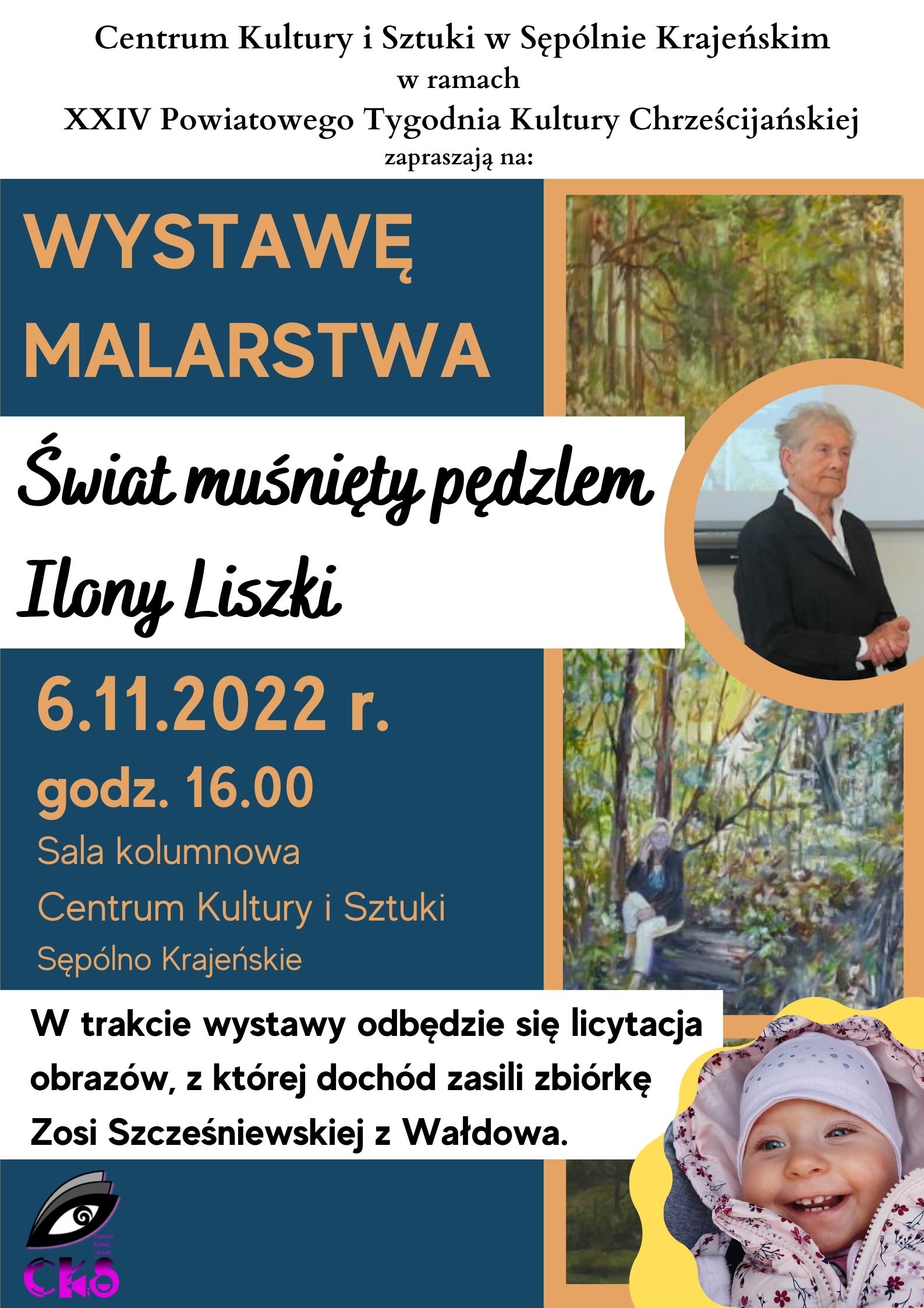 „Świat muśnięty pędzlem Ilony Liszki” – wystawa malarstwa - Punkt ...